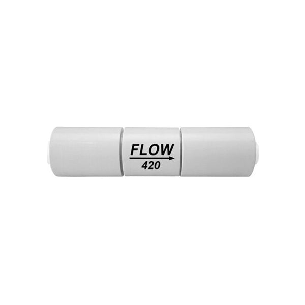 Flow Restrictor: 420 cc/min 1/4" Push-Fit for Reverse Osmosis Systems